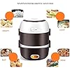 Amazon.com: Electric Lunch Box,3 Layers 2L Portable Electric Heating ...