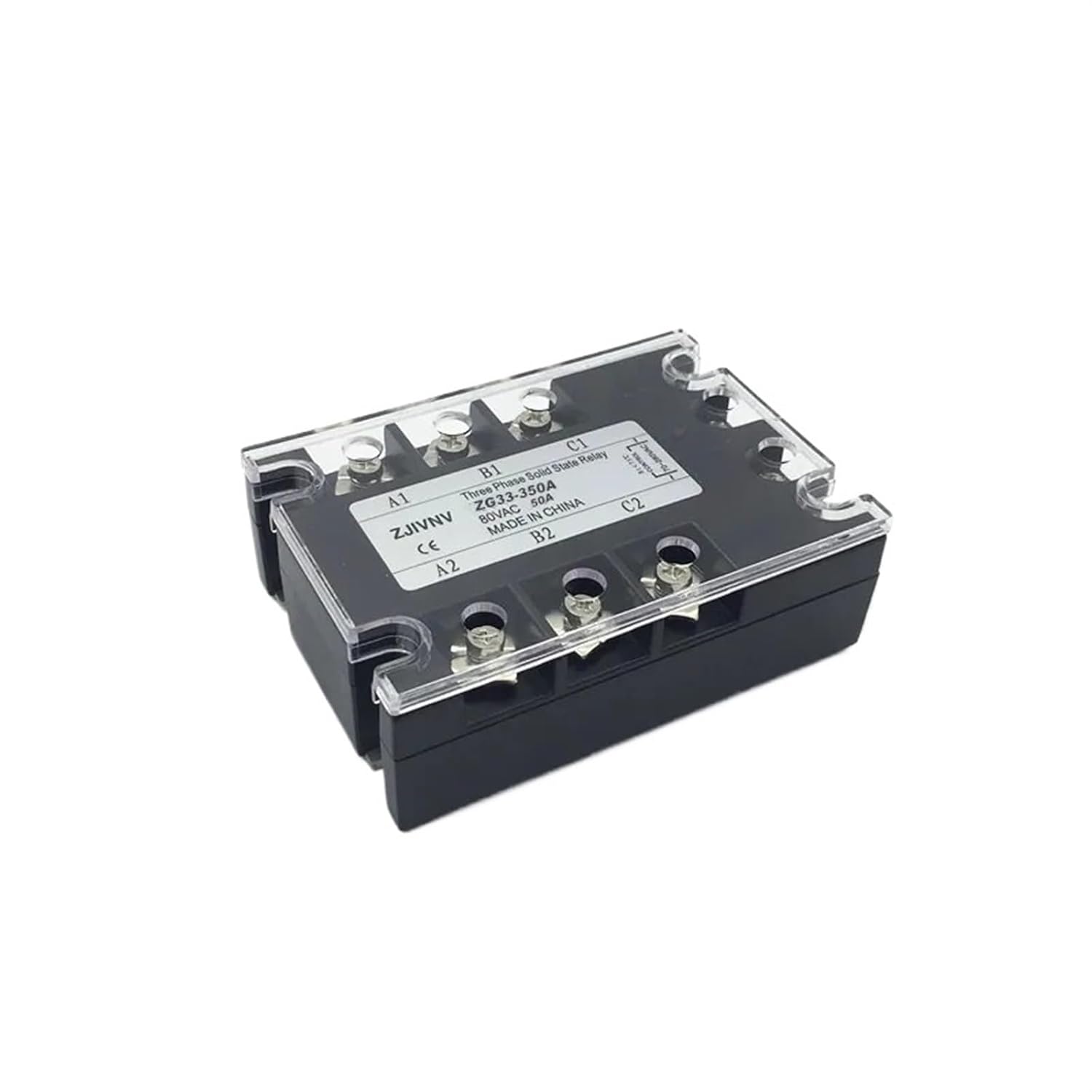 Amazon.com: 50A three phase solid state relay 80-250VAC control 480VAC ...