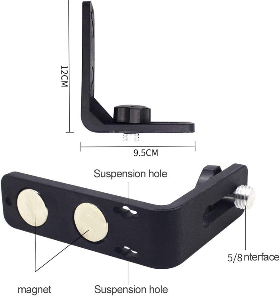 TXYFYP Adustable Magnet Bracket,Laser Level Magnetic Wall Bracket 5/8 ...
