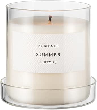 Amazon.com: blomus VALOA Scented Candle in Glass Container - Neroli ...