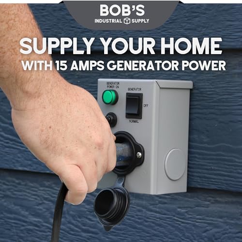 Snapklik.com : BISupply Generator Transfer Switch Power Inlet Box - 3 ...