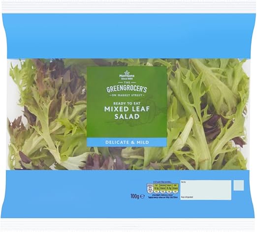 Morrisons Greengrocer's On Market Street Ready to Eat Mixed Leaf Salad ...