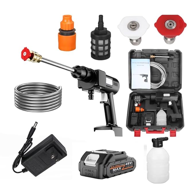 Rips Technology ™ [RIPS Riya] DC-48V Battery Cordless Car Washer ...