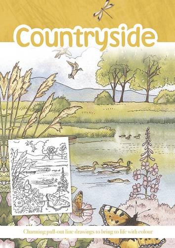 Countryside: 19 Charming Pull-Out Line Drawings to Bring to Life with ...