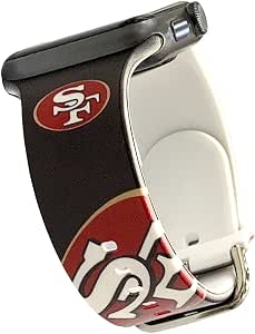 Amazon.com: ADSFASF fit 49ers Compatible for Apple Watch Band 42mm 43mm ...