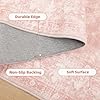 Amazon.com: FROZZUR Boho Pink Area Rug 3x5 Washable Vintage Rug for ...