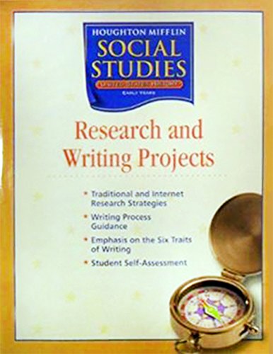 Houghton Mifflin Social Studies: Research & Writing Projects Blackline Masters Grade 5 US ...
