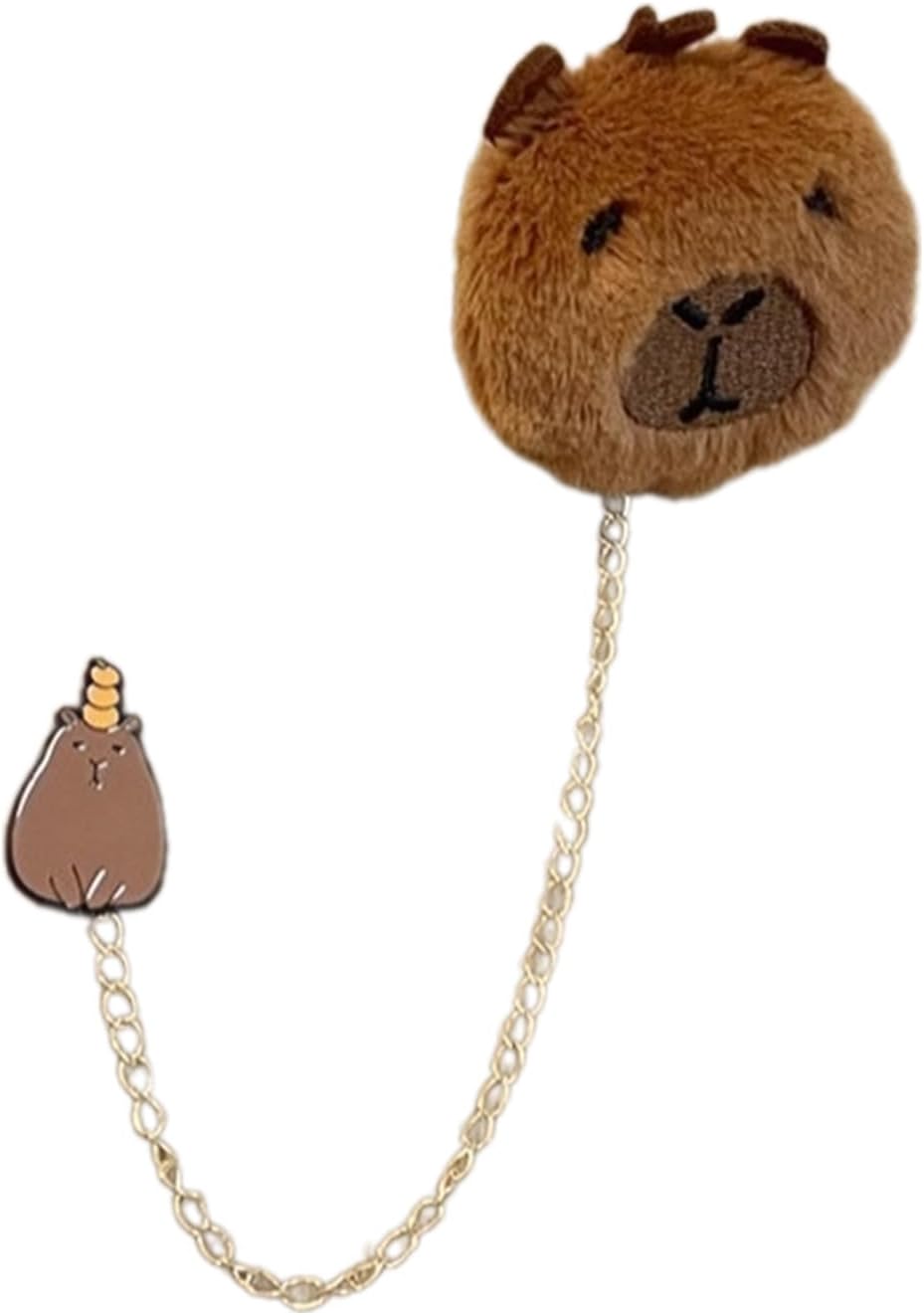 Amazon.com: Ouxuefen Brooch Pin,Cute Cartoon Capybara Brooch Stylish ...