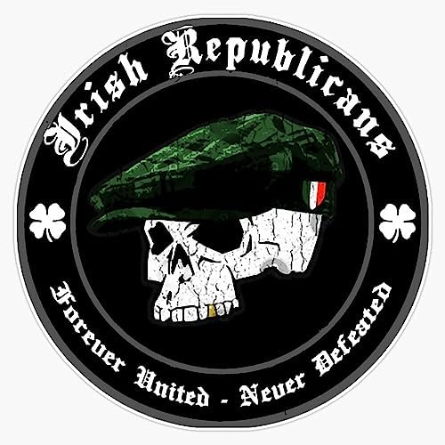 Amazon.com - Irish American Patriotic Patriotic Roots Flags Sticker ...