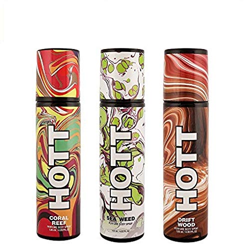 Buy HOTT Drift Wood, Sea Weed, Coral Reef Perfume Body Spray for Men ...