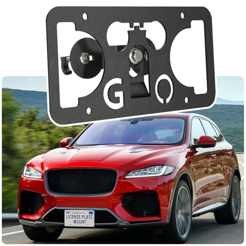 No Drill License Plate Holder Compatible with Jaguar XE XF - Import It All
