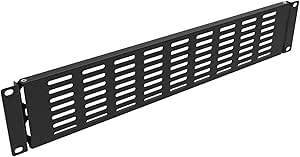 Amazon.com: QiaoYoubang 2U Hinged Blank Rack Mount Panel Spacer with ...