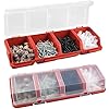 Amazon.com: Screw Organizer Storage Bins, 2 Pack Stackable Bins with ...
