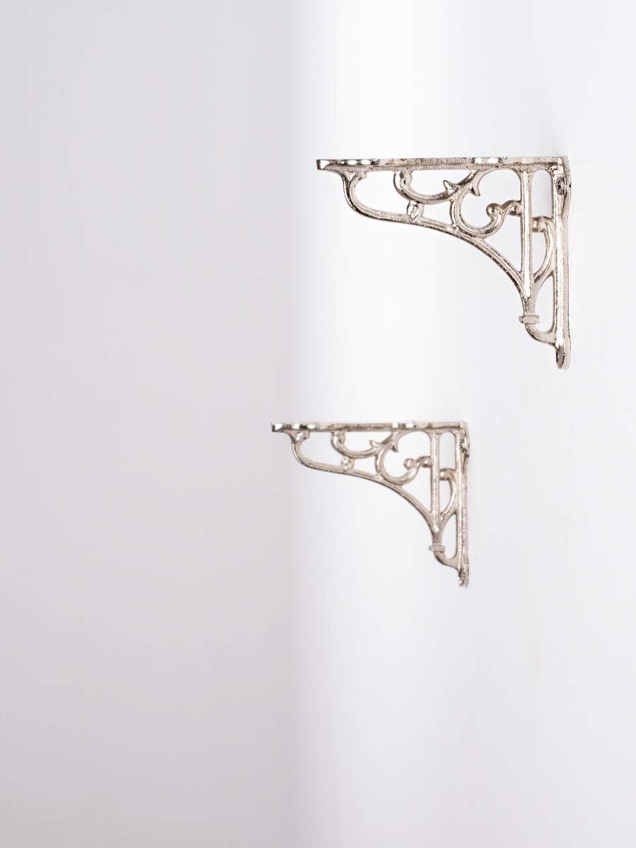 Casa Decor Golden Sylvan Stencil Wall Bracket for Wall Shleves Home ...