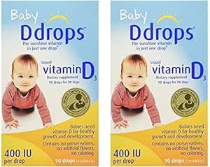 Amazon.com: Ddrops Baby Drops Yellow (Pack of 2) : Health & Household
