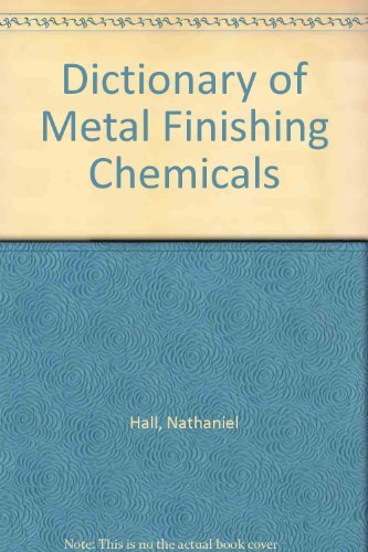 Amazon.com: Dictionary of Metal Finishing Chemicals: 9781114649712 ...