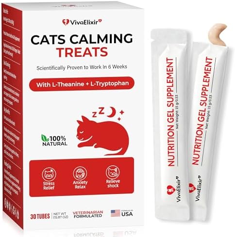 Amazon.com : Cat Calming Treats – Natural Stress, Anxiety & Shock ...