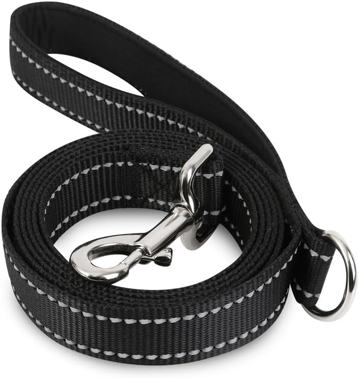 Amazon.com : Cupount Dog Leashes for Medium Dogs 4ft - Black Nylon Dog ...