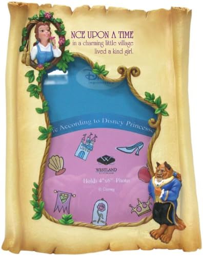 Amazon.com - Westland Giftware Disney's Belle Storybook 4 by 6-Inch ...