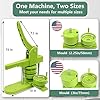Amazon.com: Happizza Button Maker Machine Multiple Sizes, Pin Maker ...