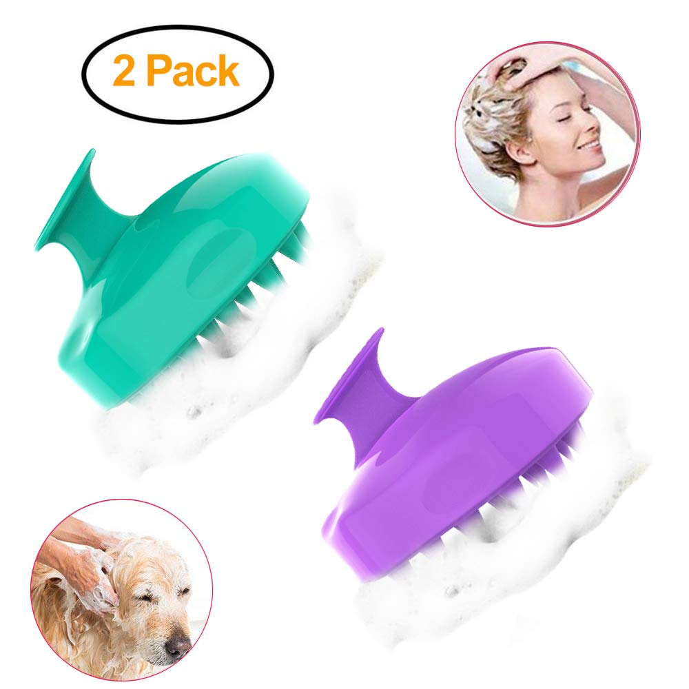 Buy Hair Scalp Massager Shampoo Brush, Handheld Hair Massager, 2 Pack ...