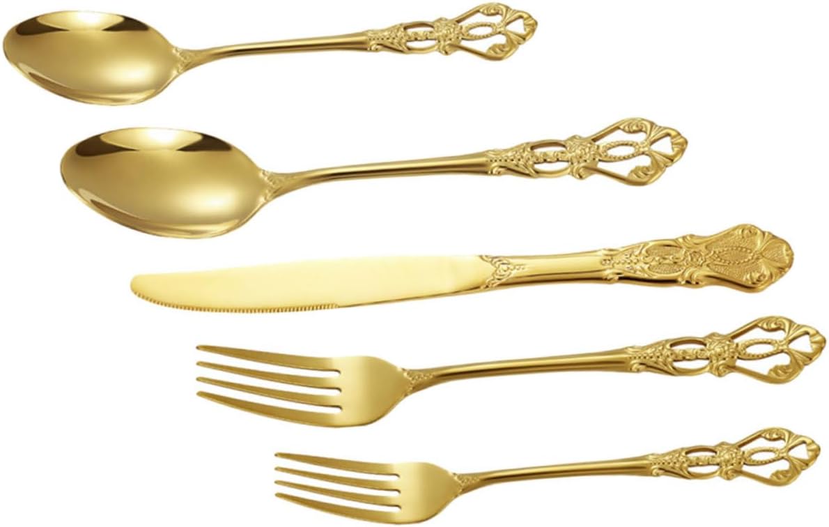 Amazon.com: FELTECHELECTR 1 Set Steak Knives Dinner Fork Cutter Steak ...