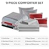 Amazon.com: Comfort Spaces Comforter Sets with Sheets - Bed in a Bag 9 ...
