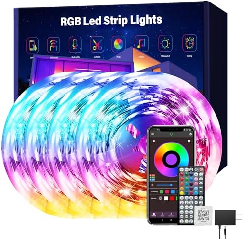 Amazon.com: DAYBETTER LED Strip Lights 100ft, Smart Lighting with App ...