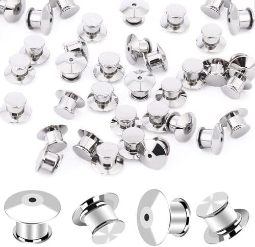 Amazon.com: DECYOOL 100PCS Metal Locking Pin Backs, Pin Keepers Clasp ...