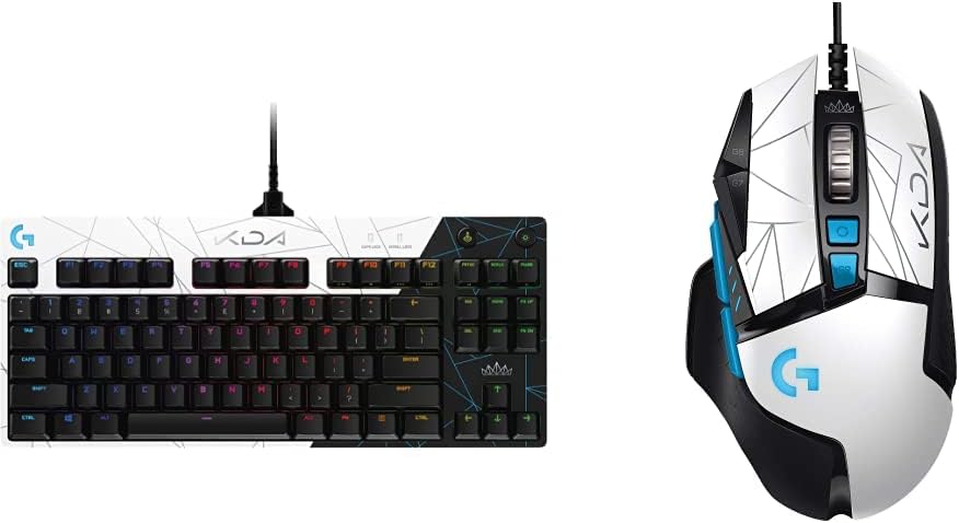 Logitech G PRO K/DA Mechanical Gaming Keyboard & 502 HERO K/DA High ...