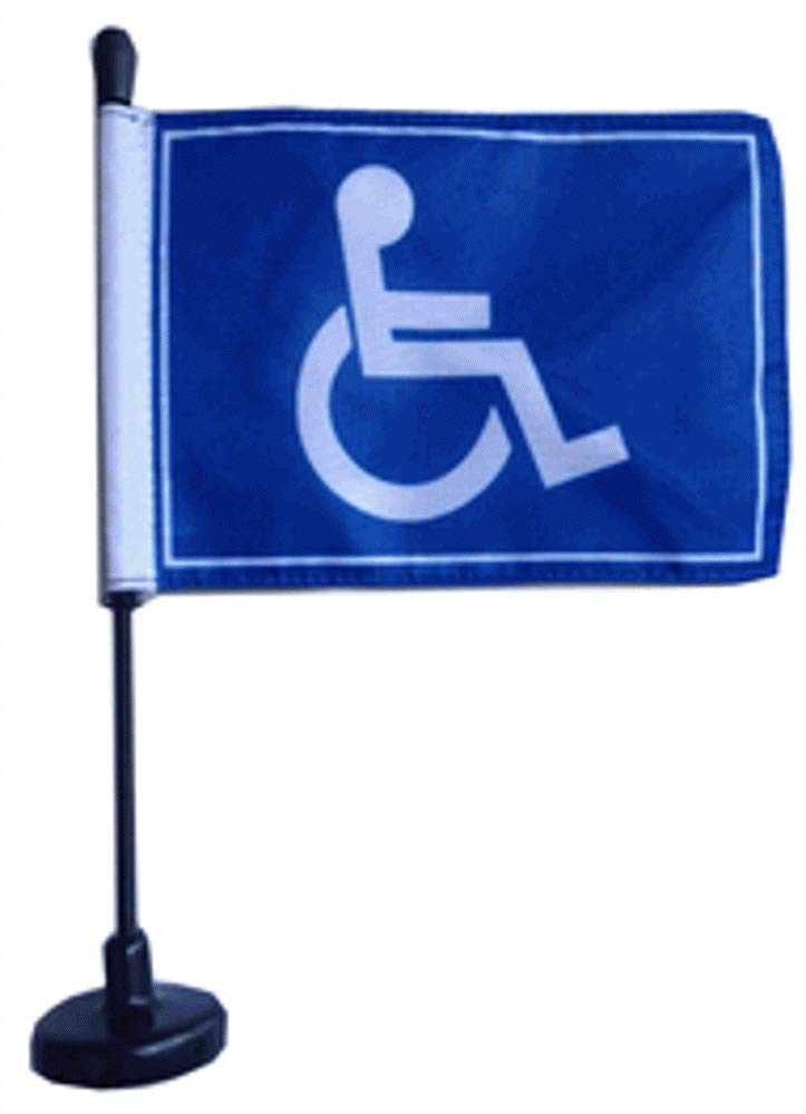 Amazon.com: Handicap Logo Flag with Magnetic Base and Flexible Flag ...