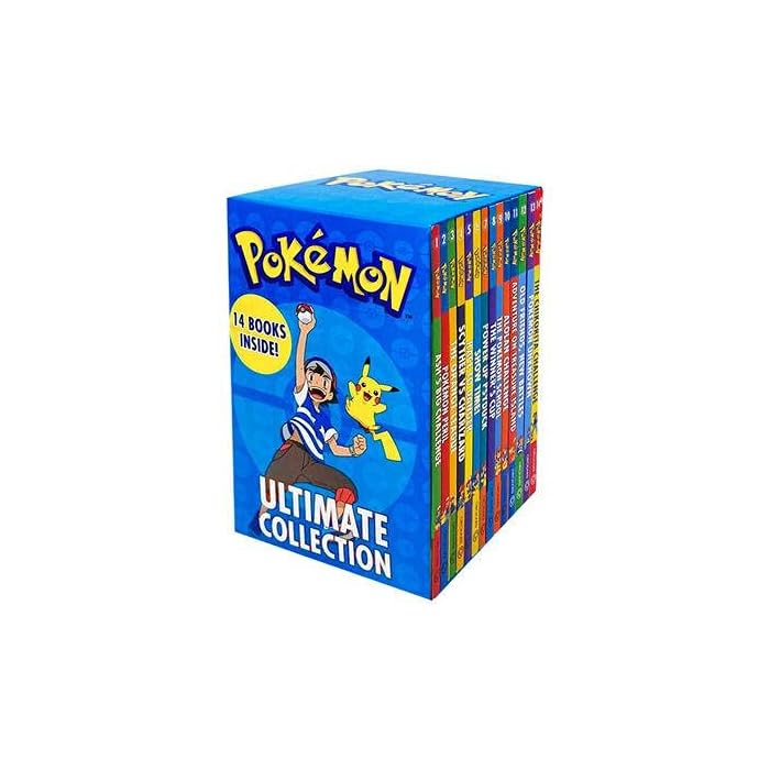 Buy Pokemon Ultimate Collection 14 Books Set (Ash's Big Challenge ...