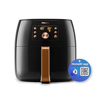 PHILIPS Air Fryer HD9867/90, 7.3L Xxlcapacity, 2225W, Chef Ranveer Brar ...