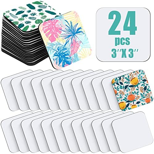 Amazon.com: 3 x 3 Inch Sublimation Blank Refrigerator Magnets ...