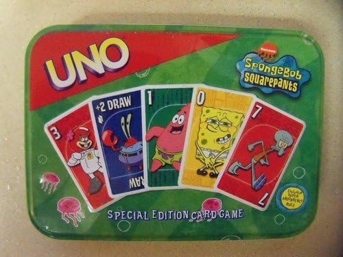 Amazon.com: Nickelodeon Spongebob Squarepants Uno Special Edition Card ...
