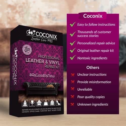 Coconix Vinyl- en lederen reparatieset - restaurateur van uw meubels ...