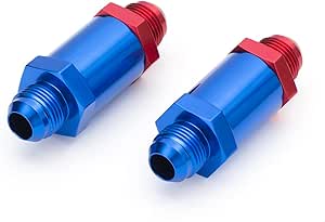 Amazon.com: 10AN Male Billet Inlet Fuel Filter with 80 Micron Brass ...