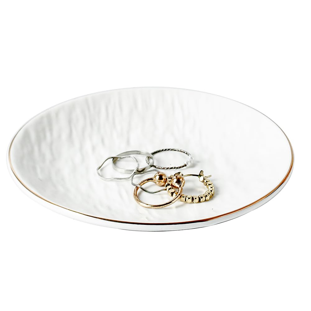 Amazon.com: Maxramic Ceramic Jewelry Tray Ring Dish, Ring Holder for ...