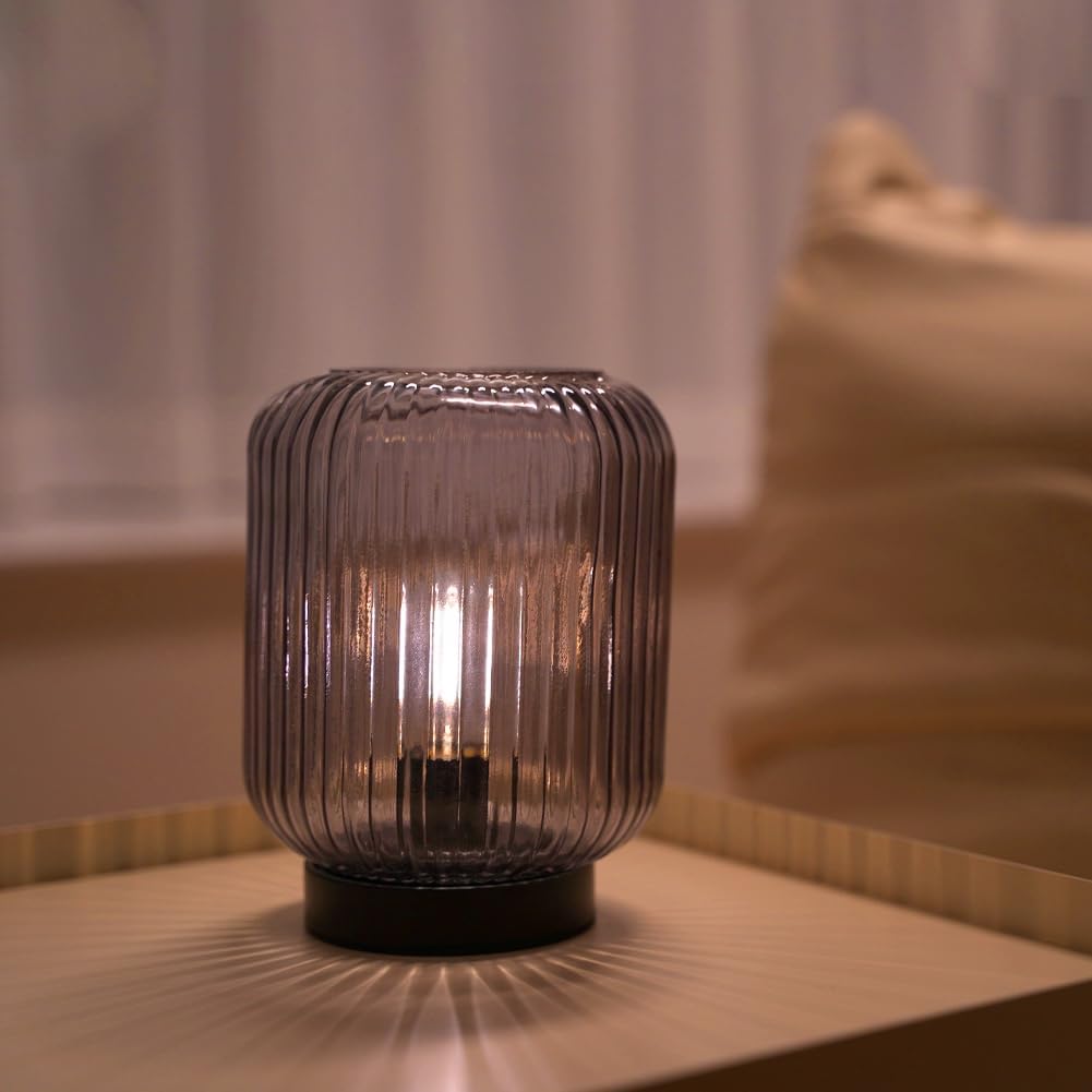 DLAGOMLIFE Battery Operated Table Lamp,Cordless Tabletop lamp with ...