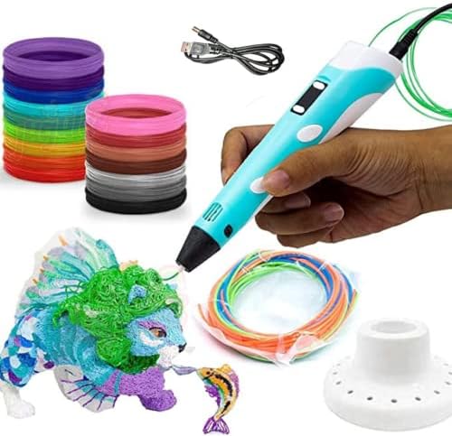 3D Pen with USB Cable| 3D Pen for Kids| 3D Pen with 3 * 1.75MM PLA ...