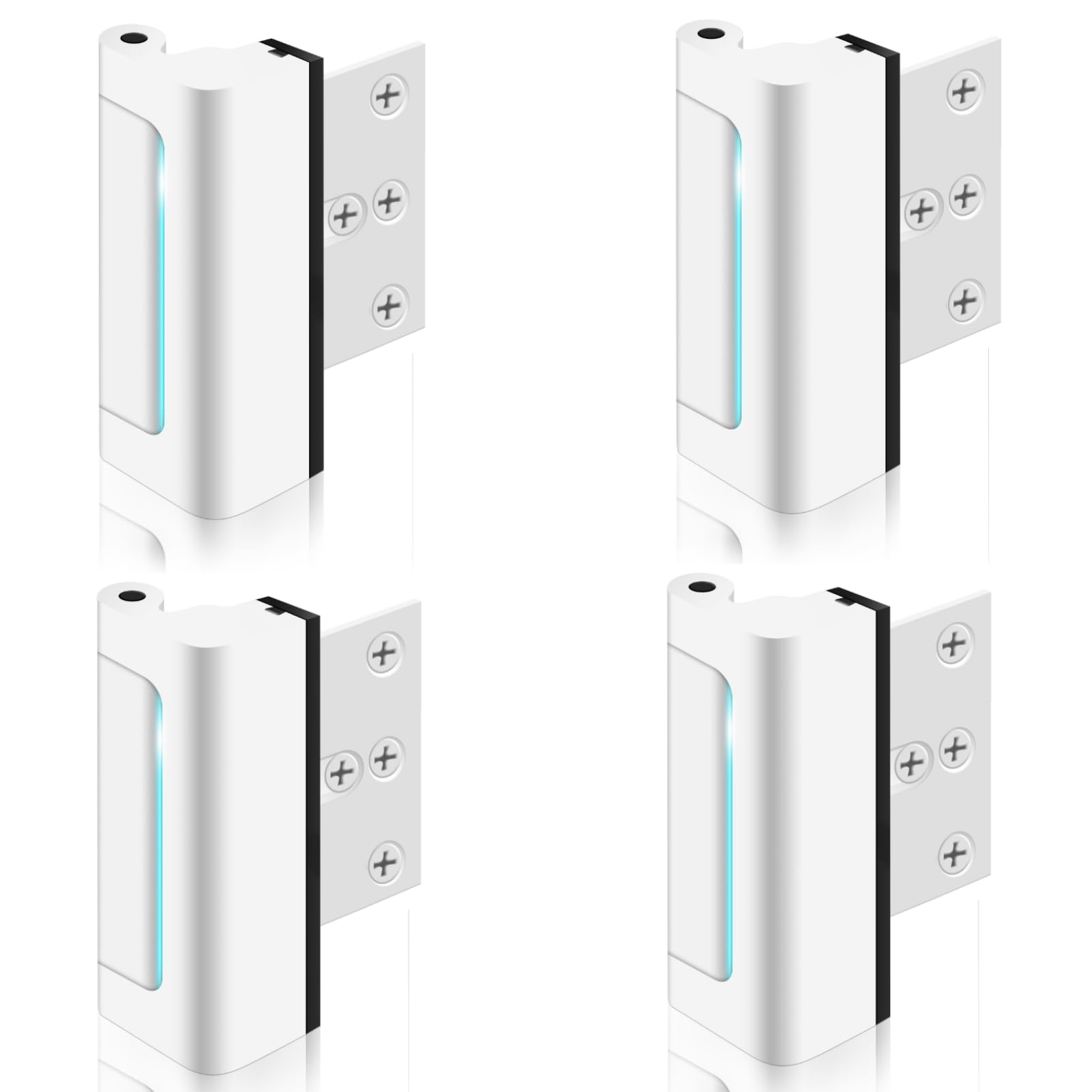 Door Reinforcement Lock with Screws, Add Extra Home Security Door Latch ...