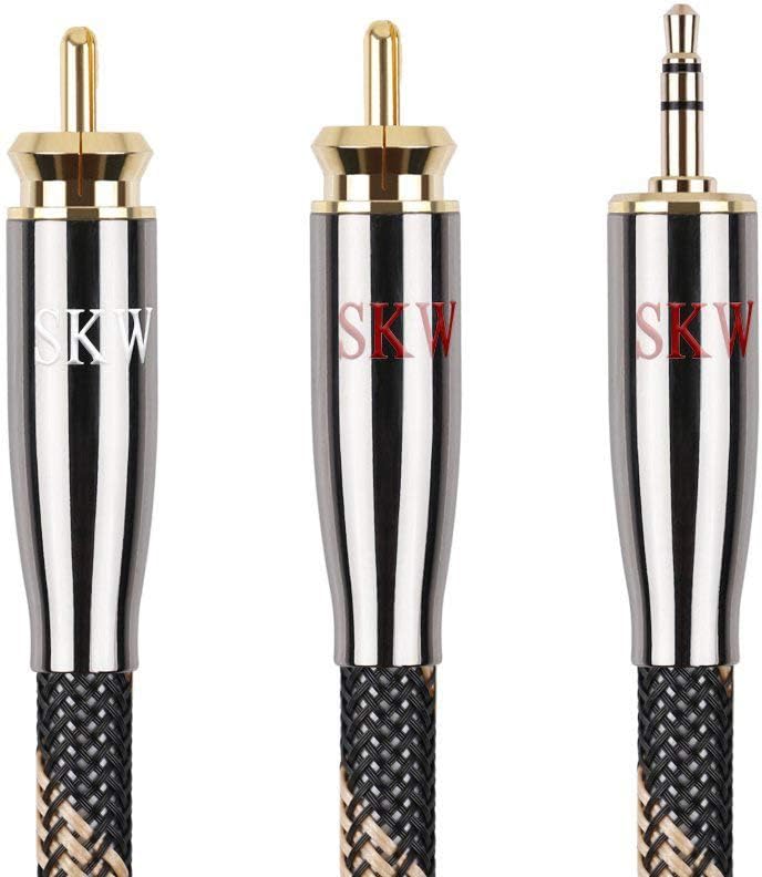 Amazon.com: Tripp Lite 3.5mm Mini Stereo to Two RCA Audio Y Splitter ...