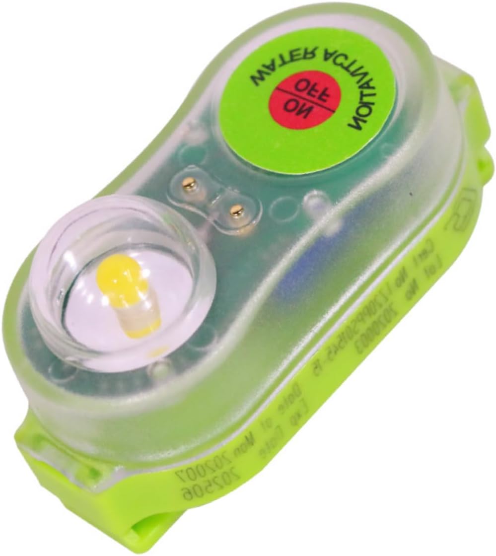 Amazon.com: Life Jacket Light, Automatic Locator Life Jacket Strobe ...