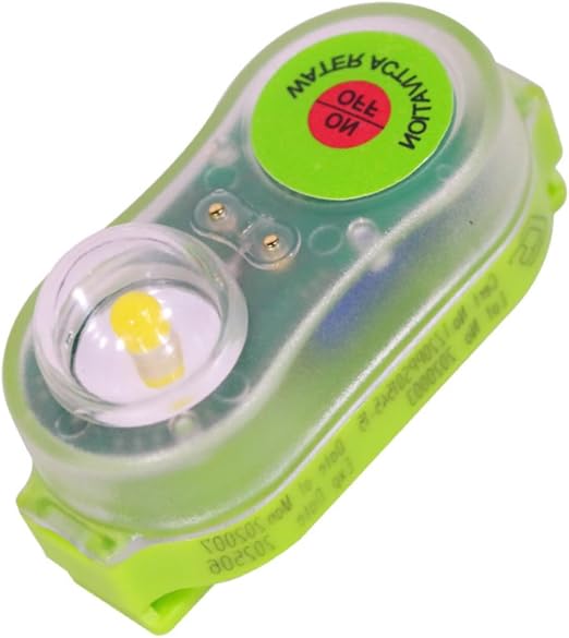 Amazon.com: Life Jacket Light, Automatic Locator Life Jacket Strobe ...
