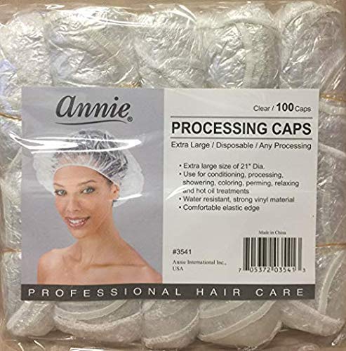Amazon.com: "ANNIE" Extra Large Processing Caps Clear 100 Caps (1 pack ...