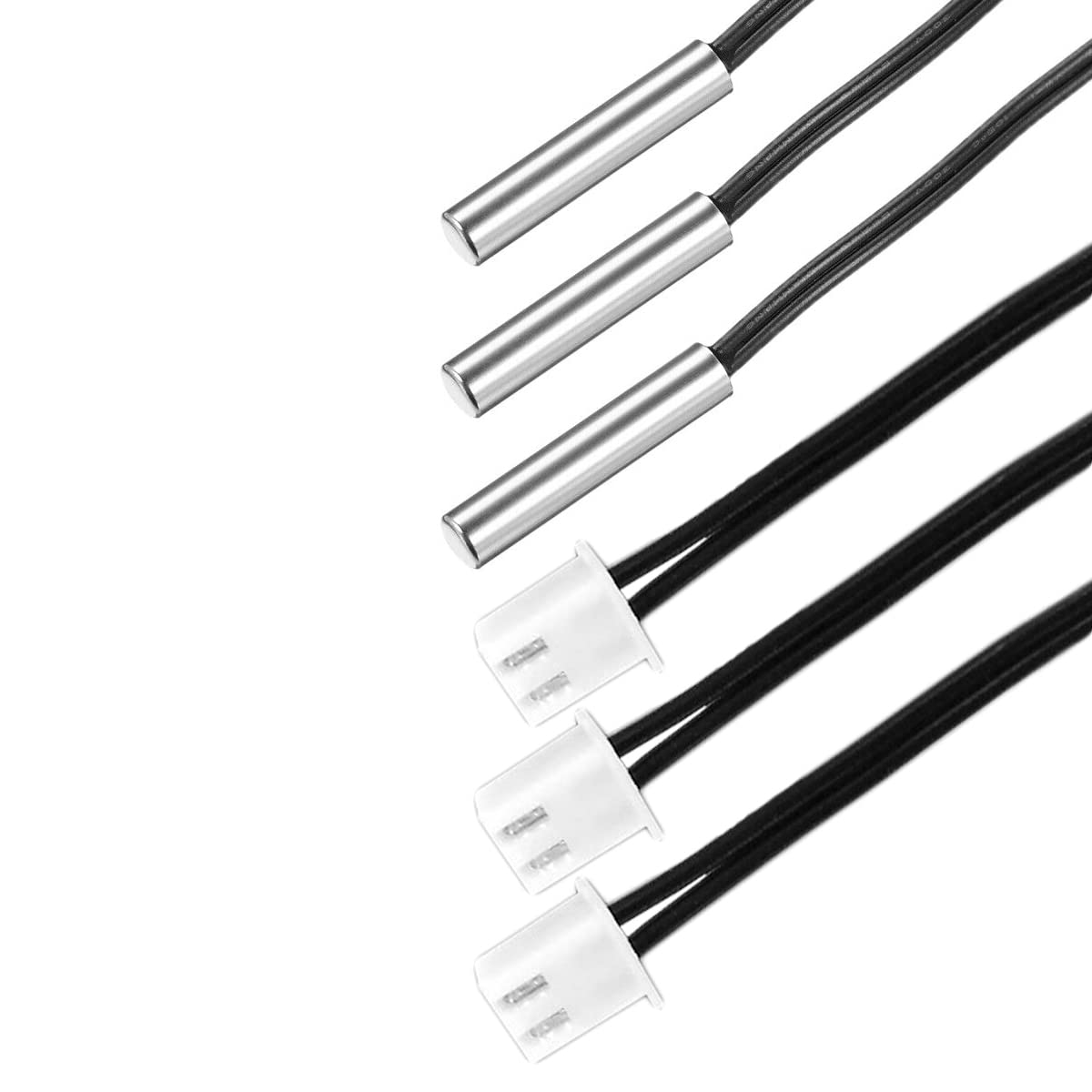 KOKISO 10K 3950 Ohm NTC Thermistor Temperature Sensor Probe, Stainless ...