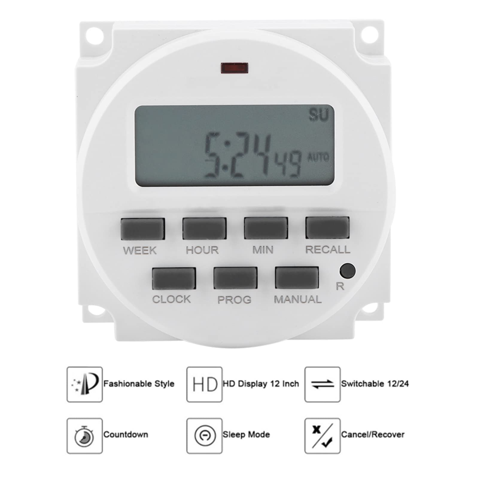 12v Digital Timer Switch 12 Volt Programmable Timer Switch