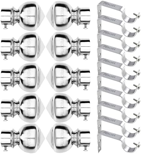 Ferio Stainless Steel Curtain Bracket Parda Holder for Door and Window ...