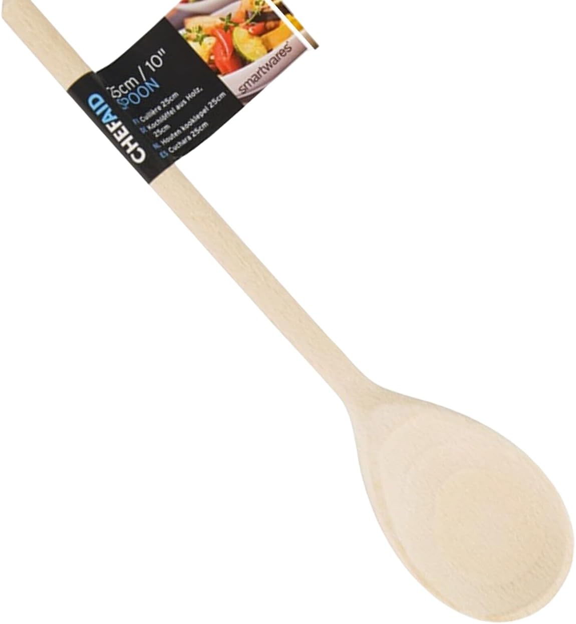 Chef Aid Wooden Spoon, Beige, 12 Inch : Amazon.co.uk: Home & Kitchen