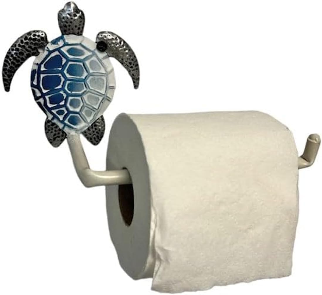 Amazon.com: The Bridge Collection Sea Turtle Toilet Paper Holder ...